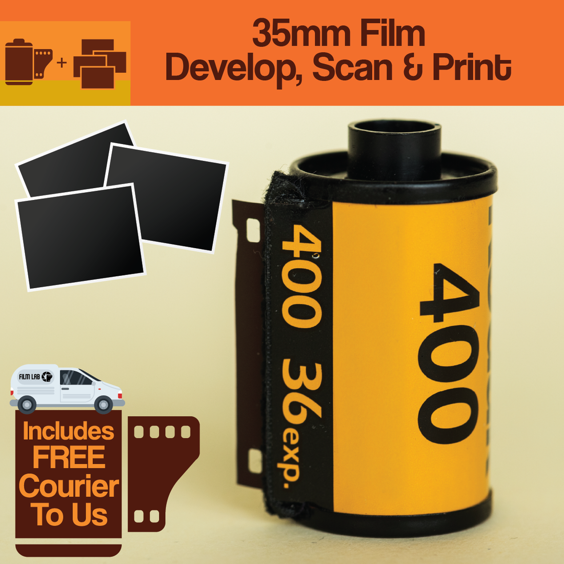35mm Film Develop, Scan & Print – The Film Lab